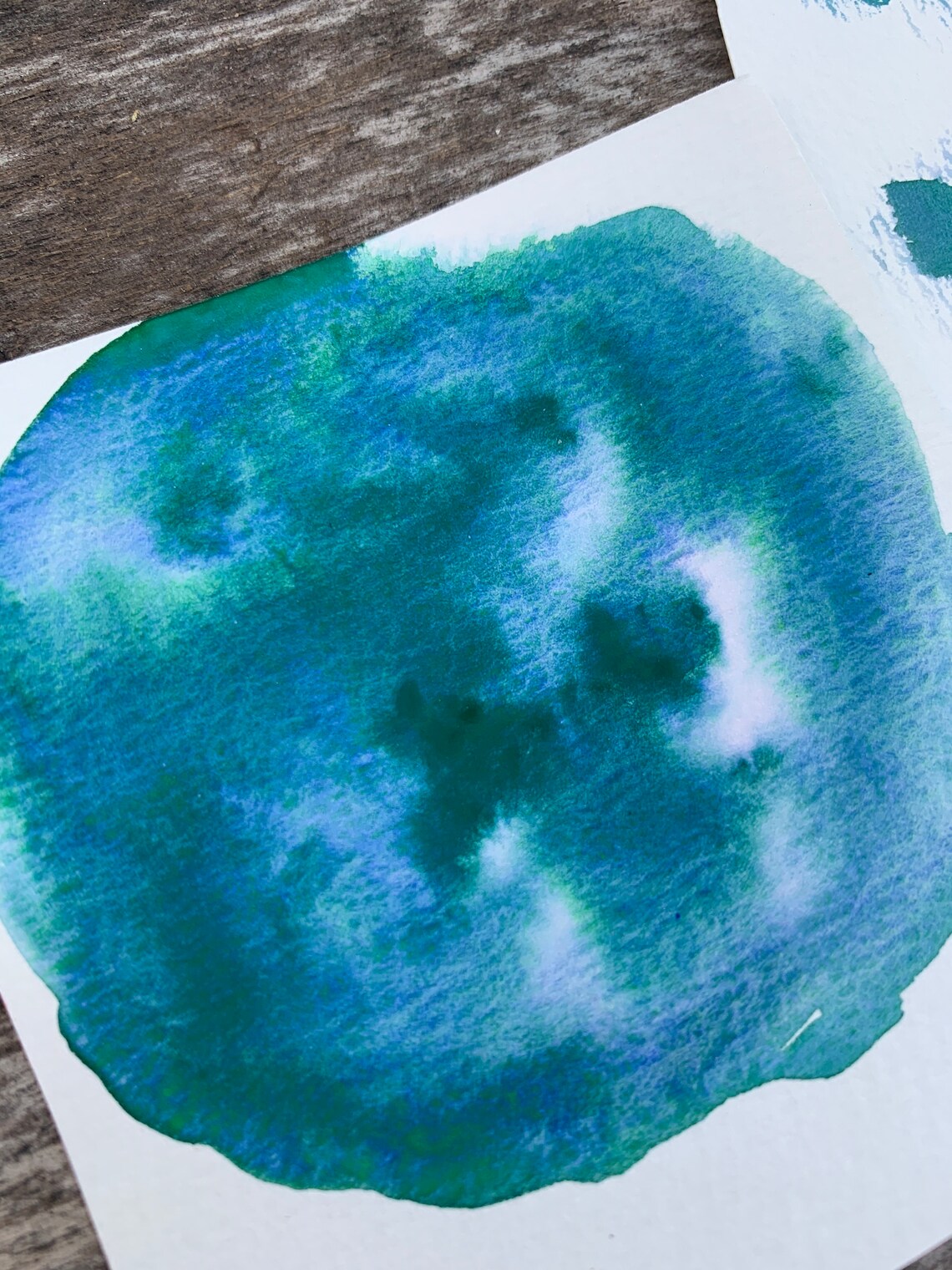 Blue_e -handmade Watercolor Paint. - Etsy