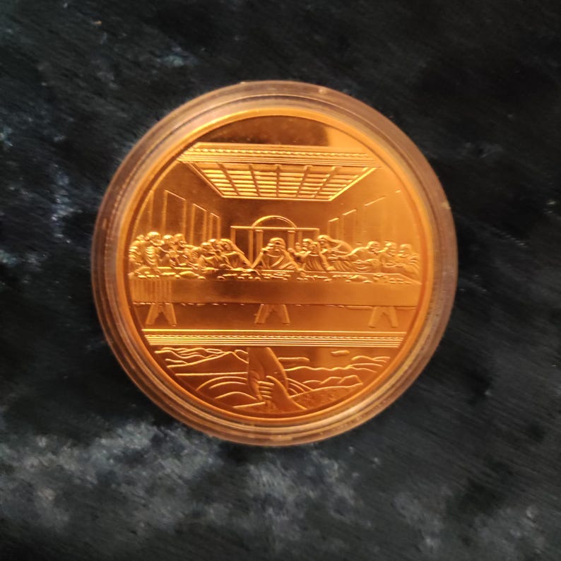 The Last Supper Keepsake Coin - Spiritual Meaning - Faith - Last Supper ...