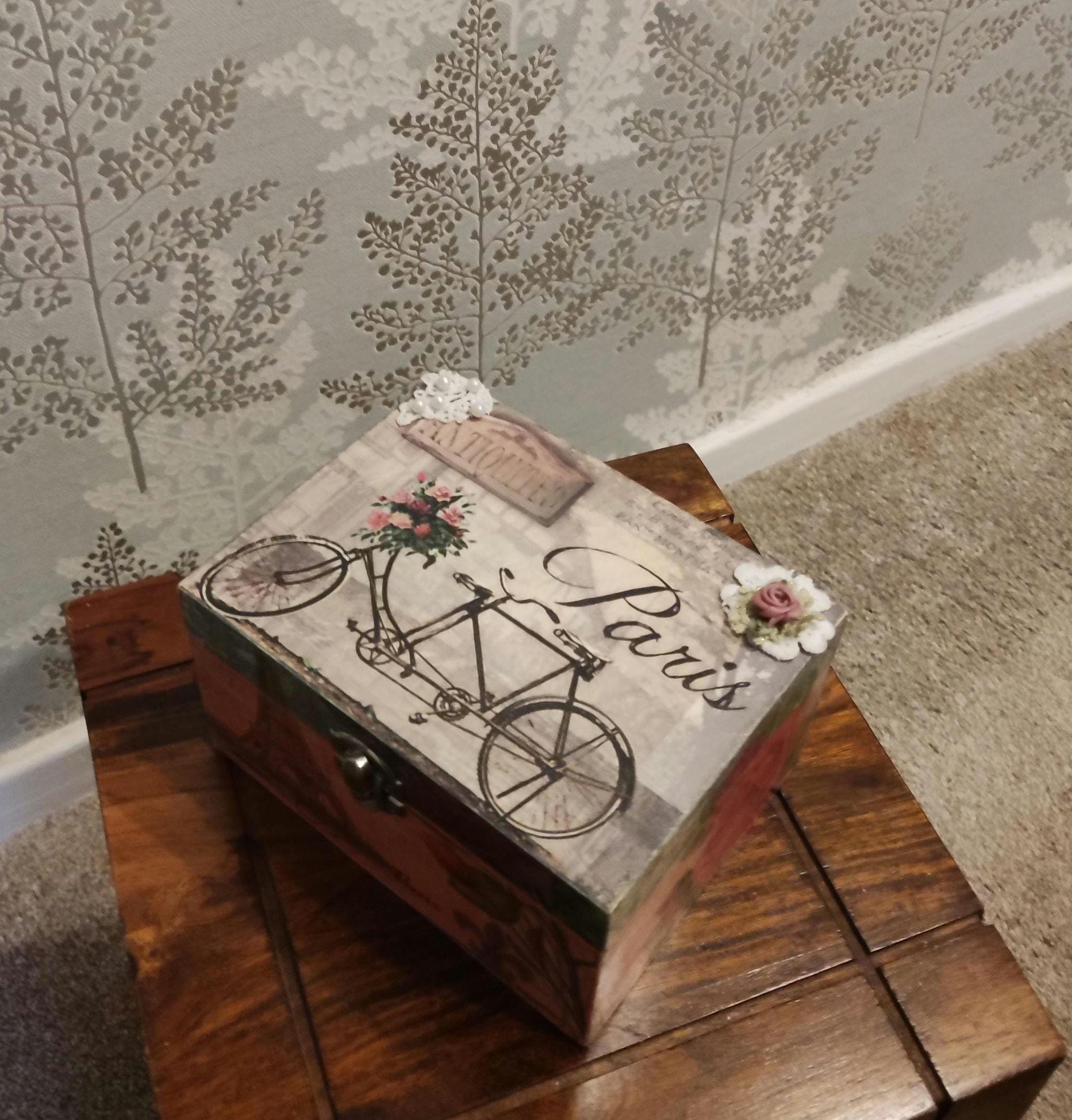 Vintage Style Box Clutter Box Trinket Box Jewellery Box Keep Safe Box ...