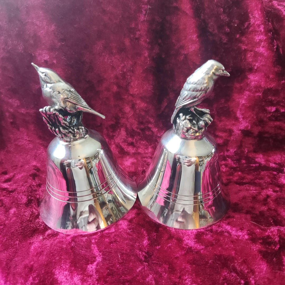 Vintage Danbury Mint Songbird Bells - Limited Edition - Silver Plated ...