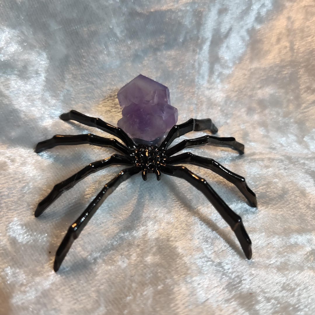 Amethyst Spider - Spider Statue - Decorative Ornament - Home Decor ...