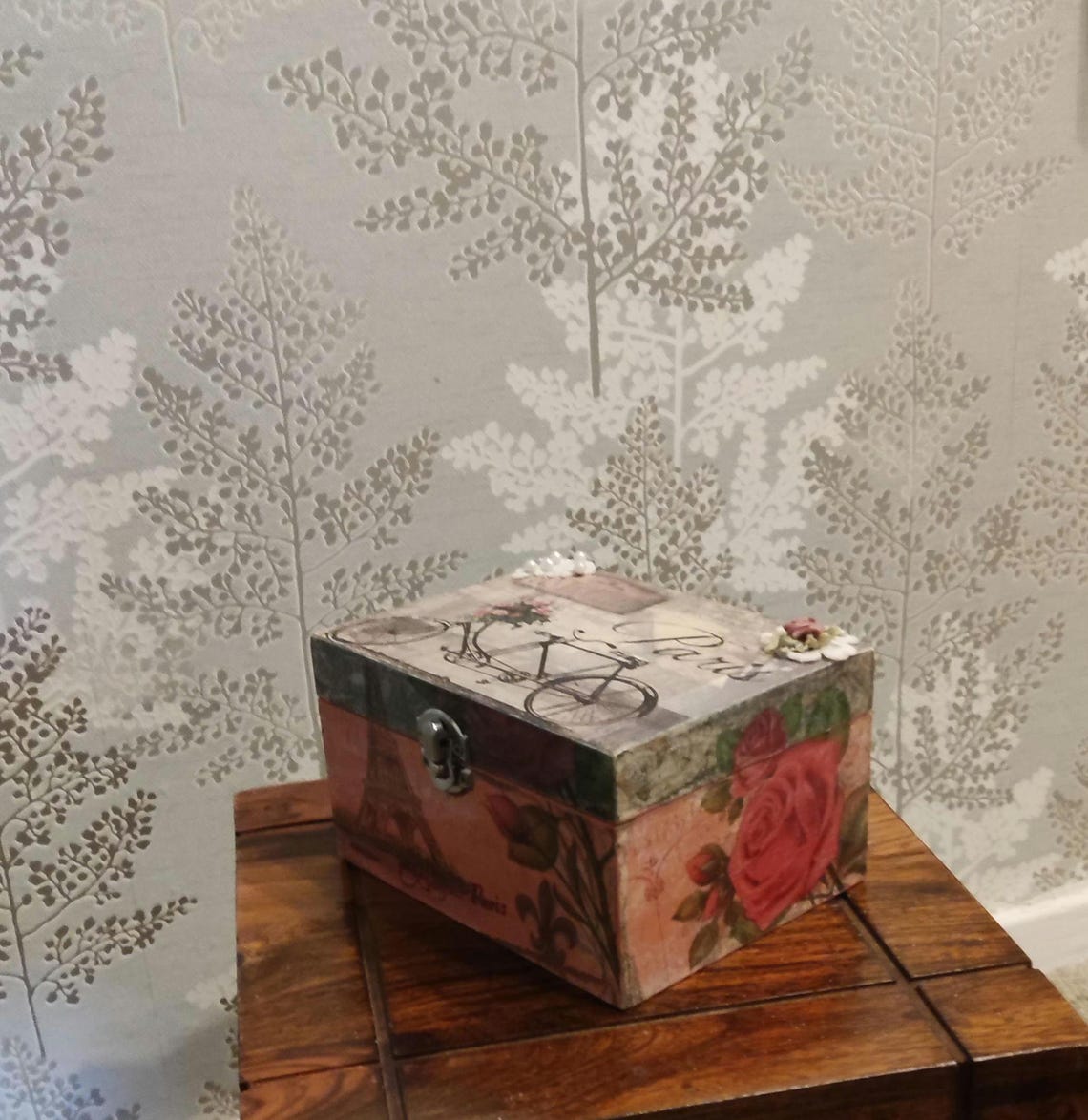 Vintage Style Box Clutter Box Trinket Box Jewellery Box Keep Safe Box ...