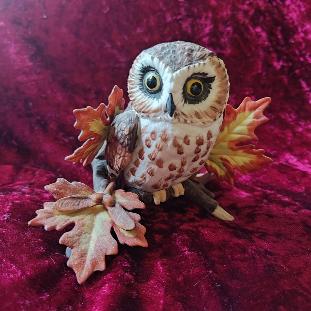 Vintage Brooks and Bentley Bird Figurine - Saw Wheat Owl - Fine ...