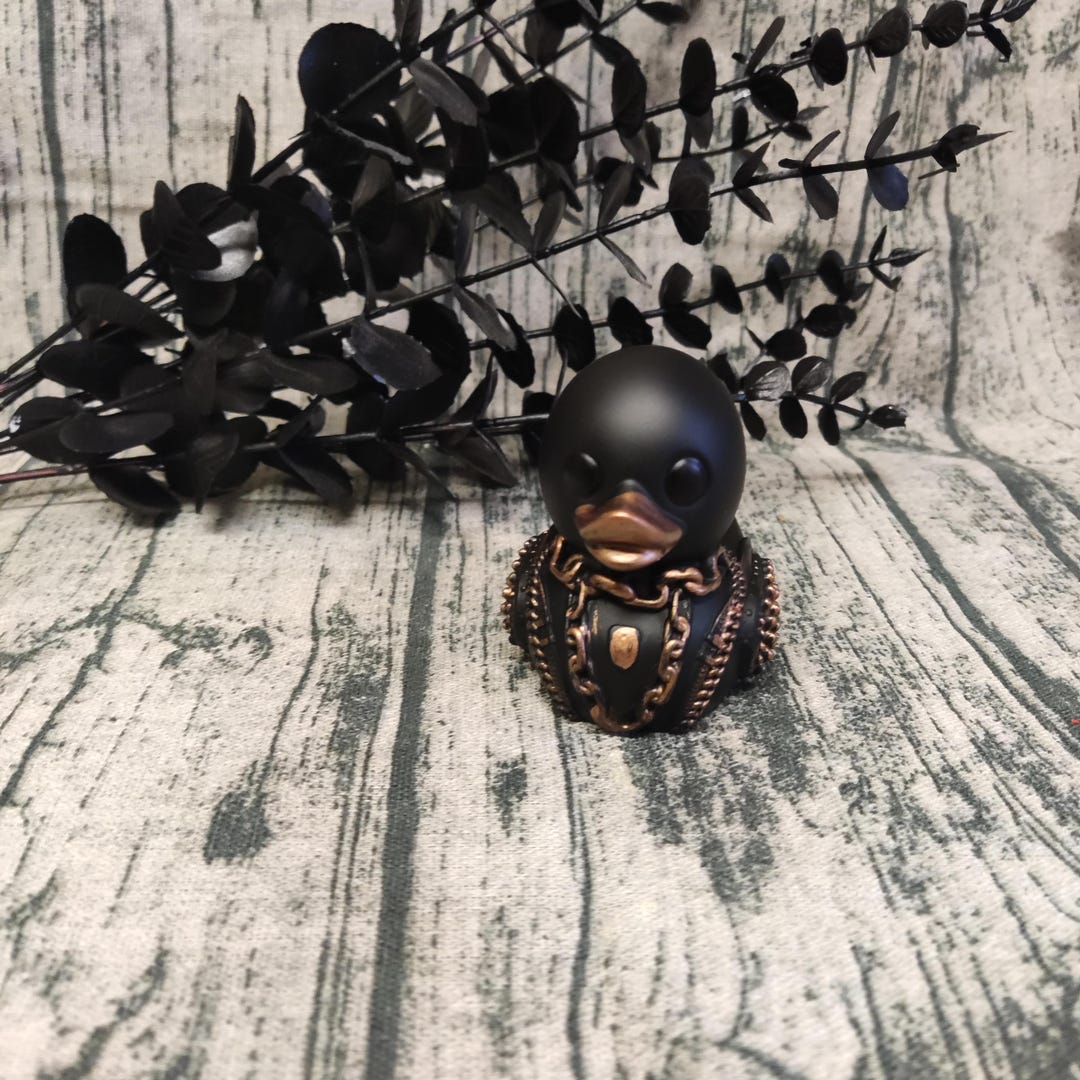 Duck - Punk Duck - Gothic Duck - Steampunk Duck - Resin Duck - Gift for ...