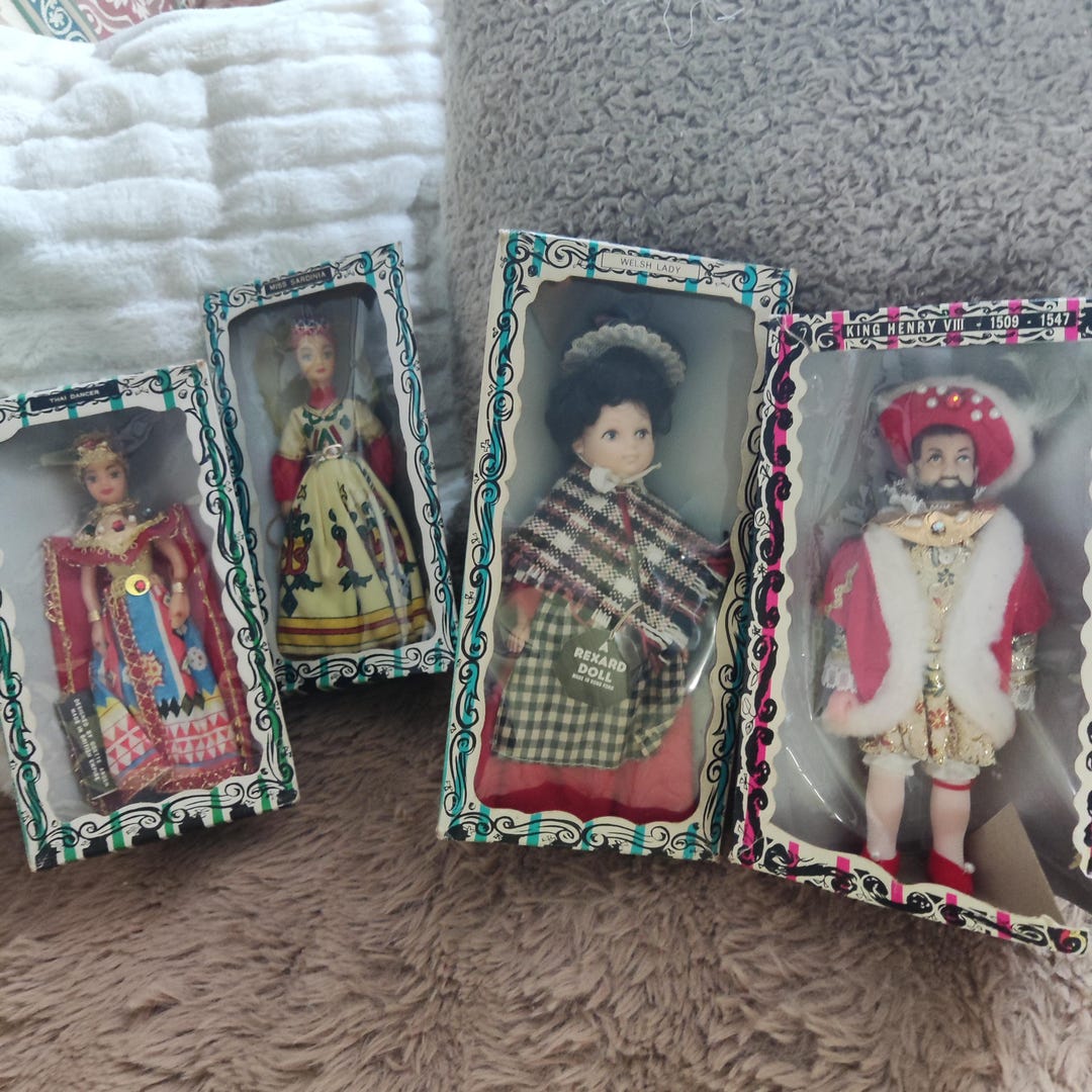 Vintage 1960s Rexard Dolls - Henry V111 Vintage Costume Doll - Miss ...