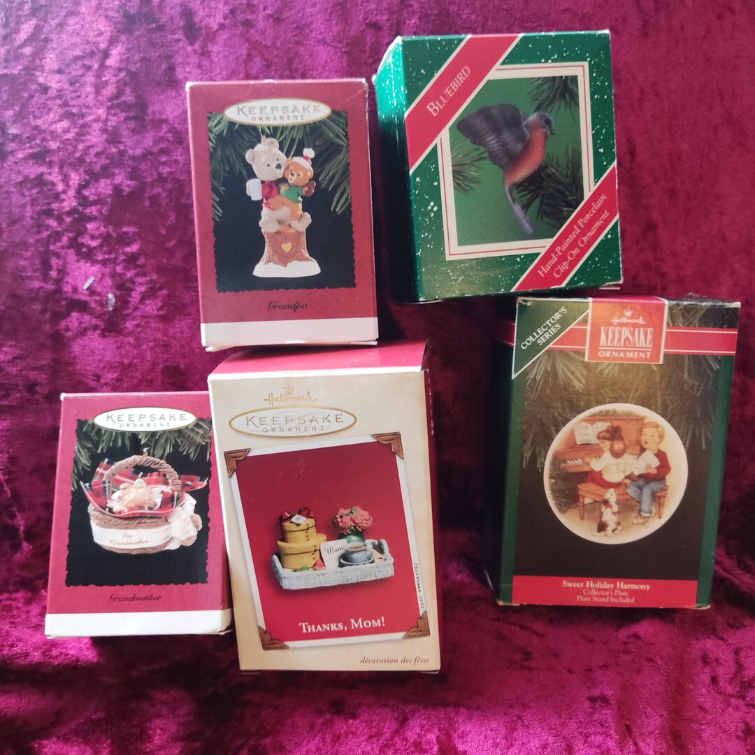 Vintage Hallmark Keepsake Christmas Ornament - Porcelain Tree ...