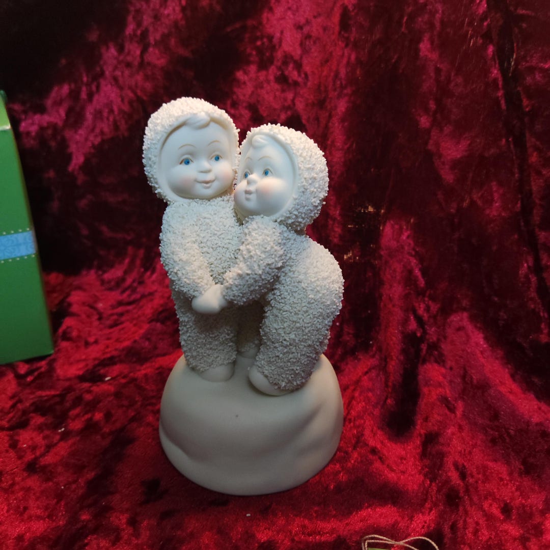 Department 56 Snowbabies - Go Ahead Lean on Me - Snowbabies Sentiments ...