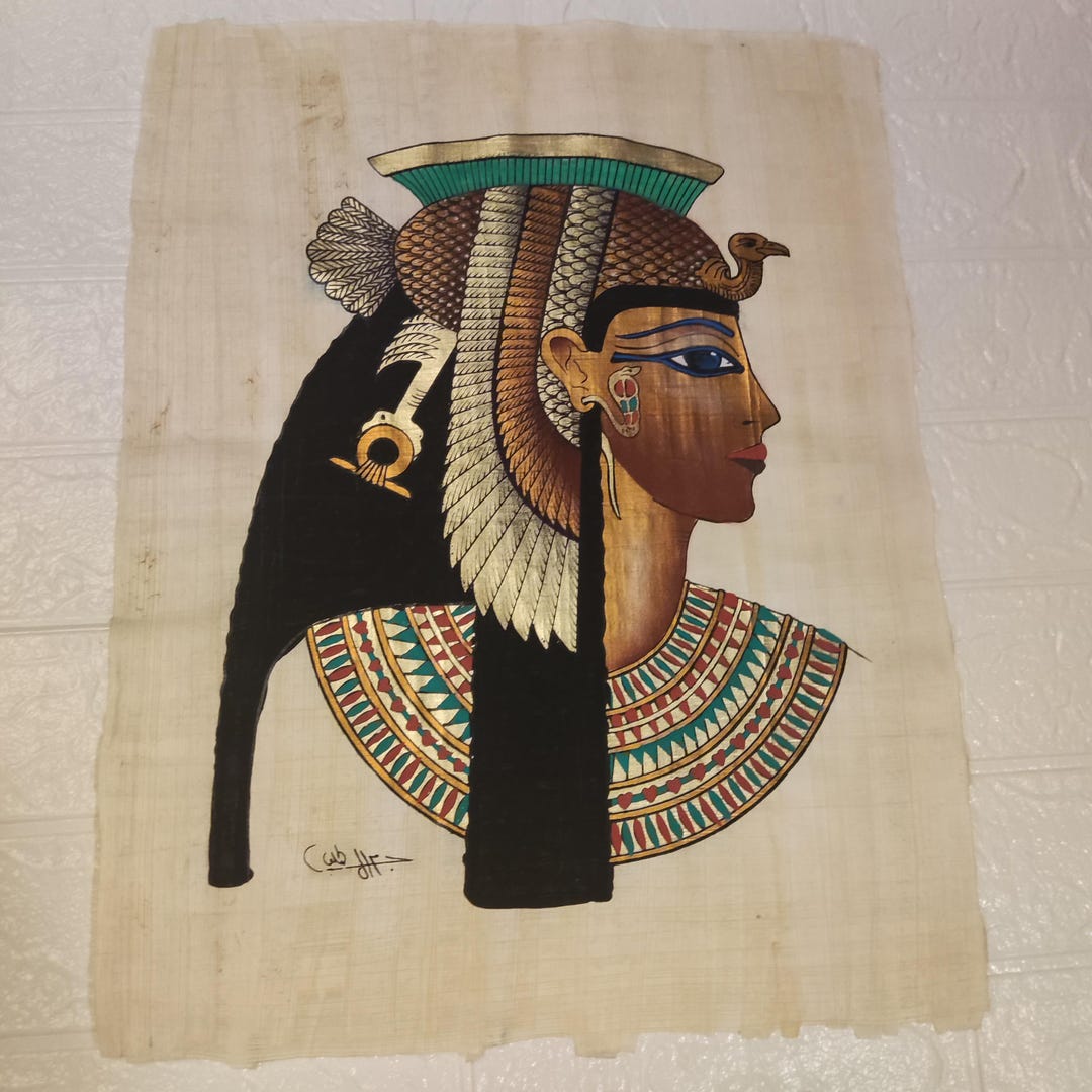 Genuine Egyptian Papyrus - Hand Painted Egyptian - Wall Decor ...