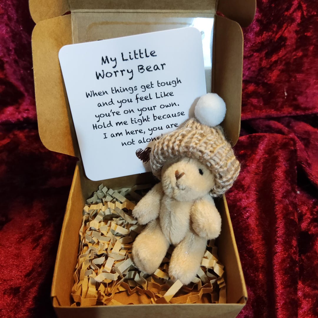 Inspirational Teddy Bear - Pocket Hug - Sympathy Gift - Stress Relief ...