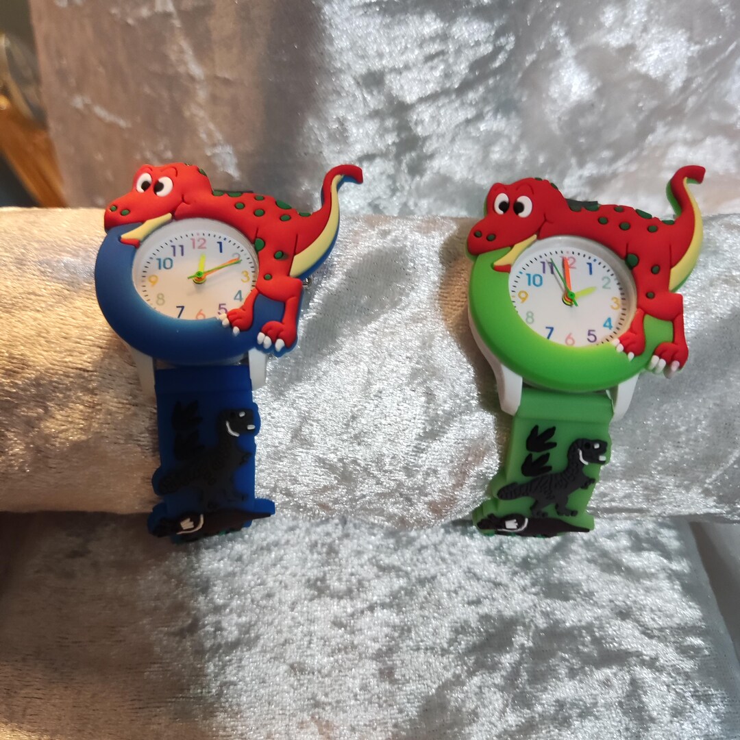 Child's Dinosaur Watch - Telling Time - Learning - Easter Gift ...