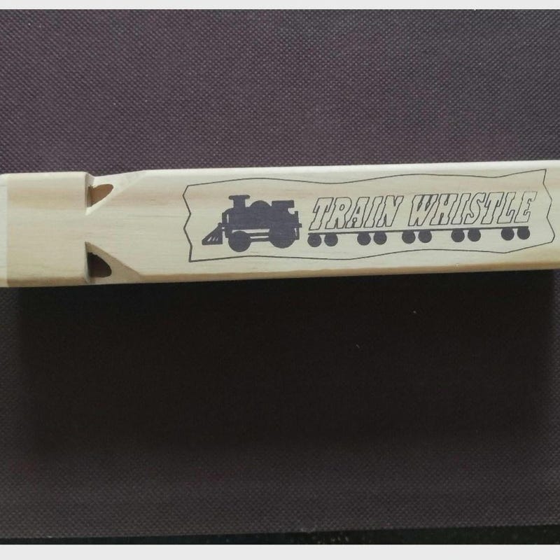 Wooden Toy Train Whistle - Etsy