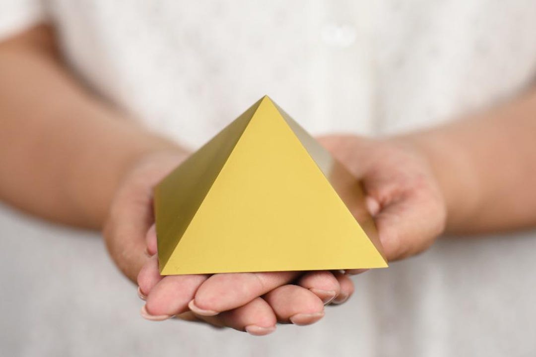 Titanium Pyramid: Sacred Geometry, Chakra Harmonizer (8x8 Cm) - Etsy
