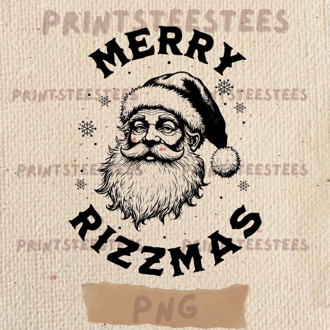 Merry Rizzmas Png, Merry Christmas Png, Christmas Family Png, Christmas ...
