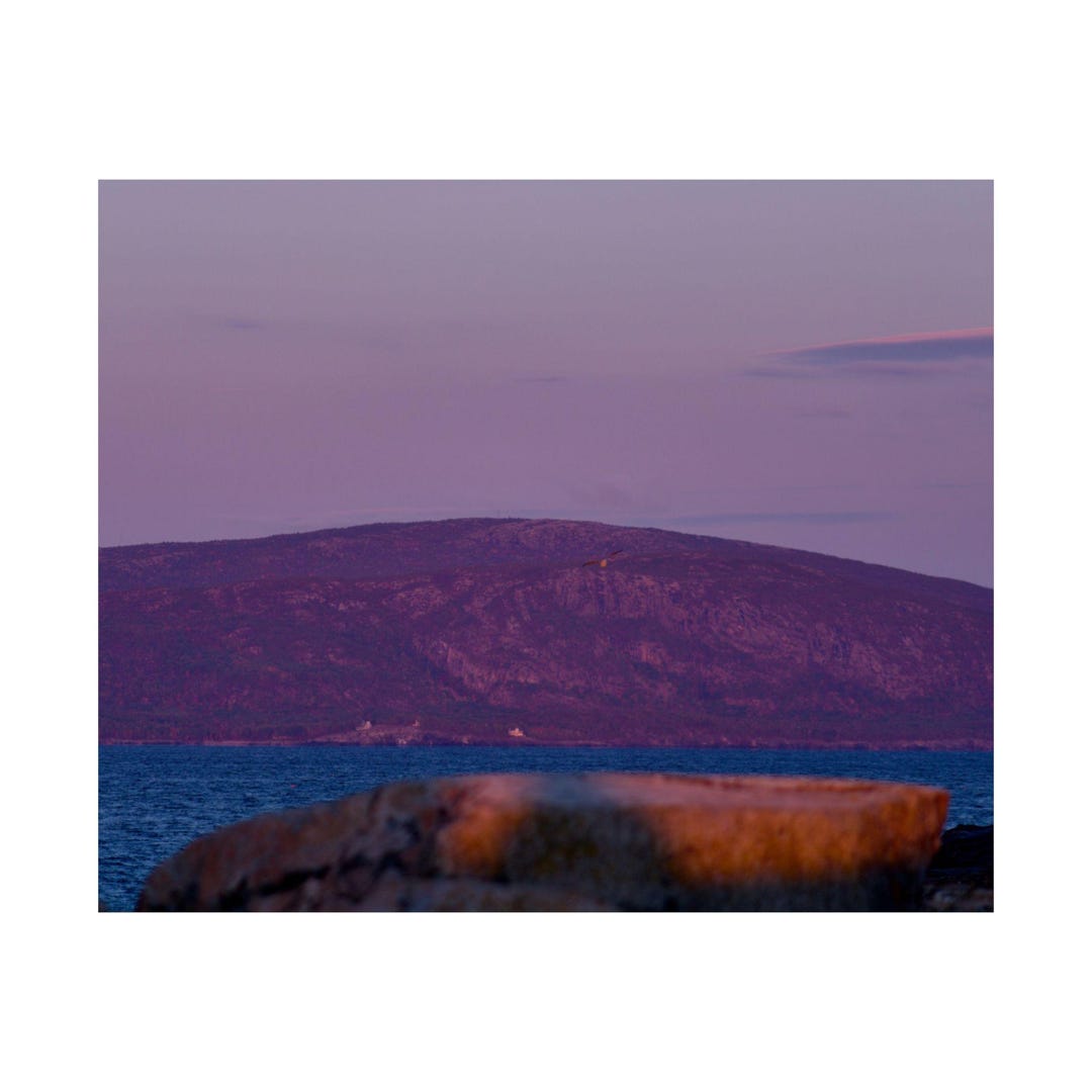 Cadillac Mountain Sunrise Poster | Acadia National Park Photography ...