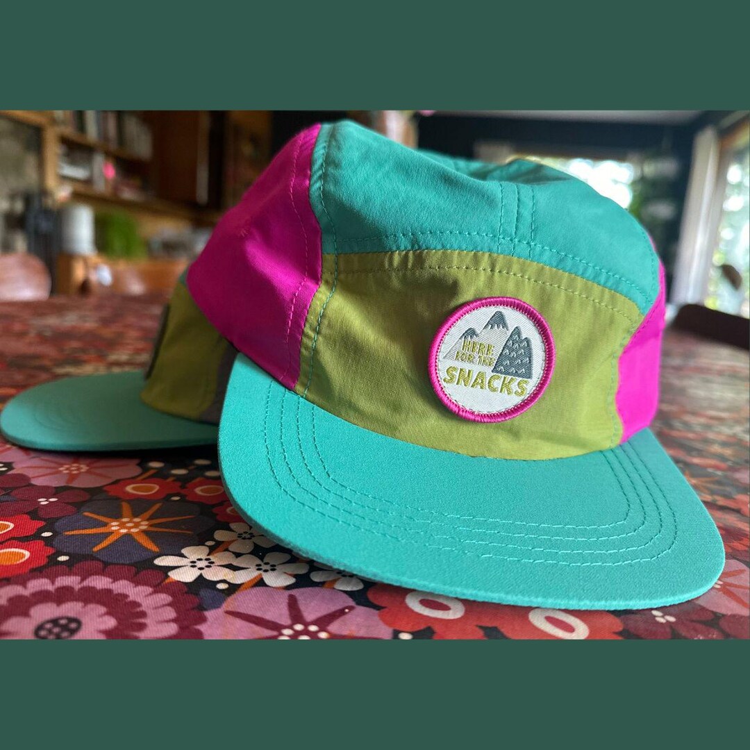 Youth Five Panel Hat- Here for the Snacks - Etsy