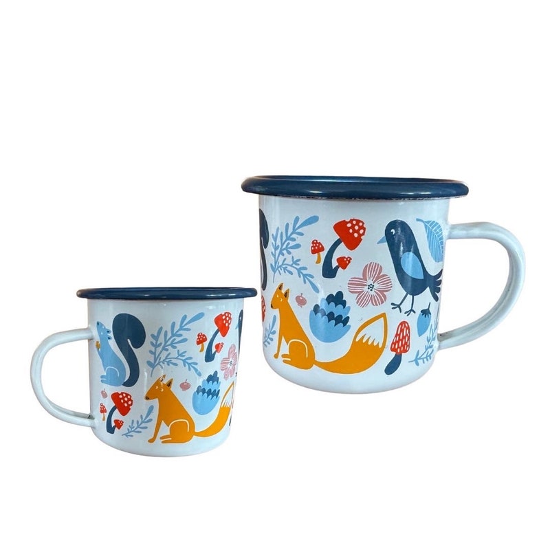 6 Oz Enamel Cups - Etsy
