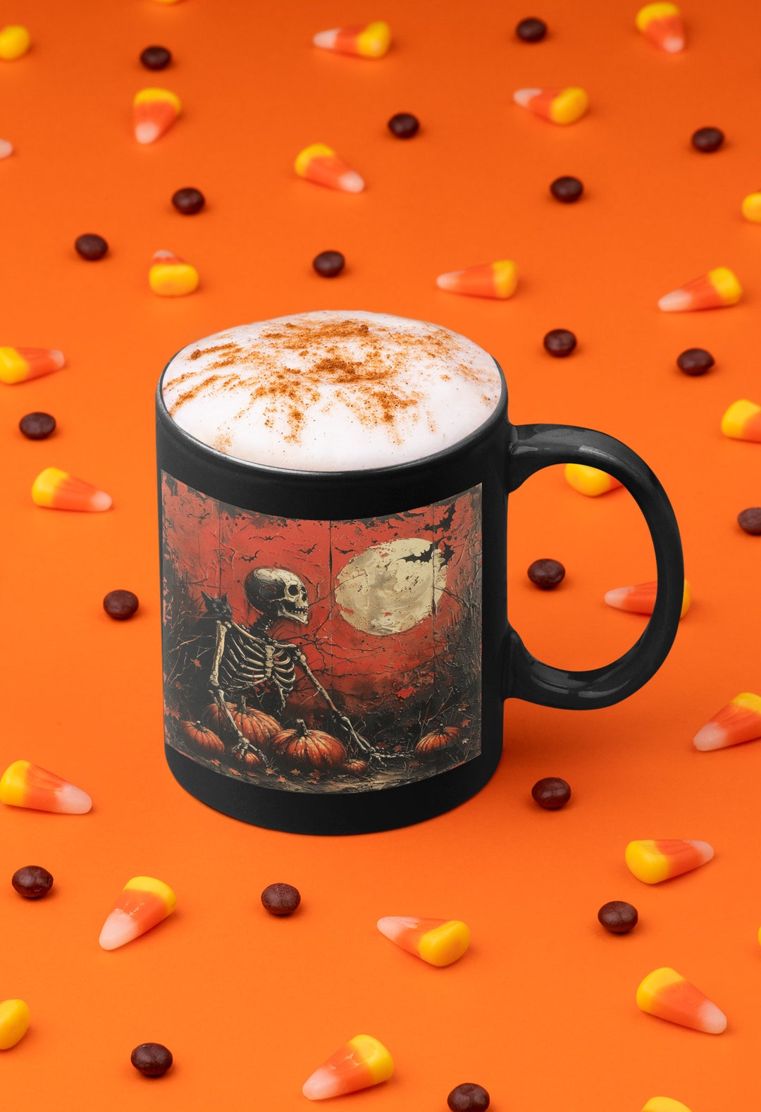 15 Oz Mug, Dead Inside Mug, Skeleton Mug, Halloween Mug, Spooky, Mugs ...