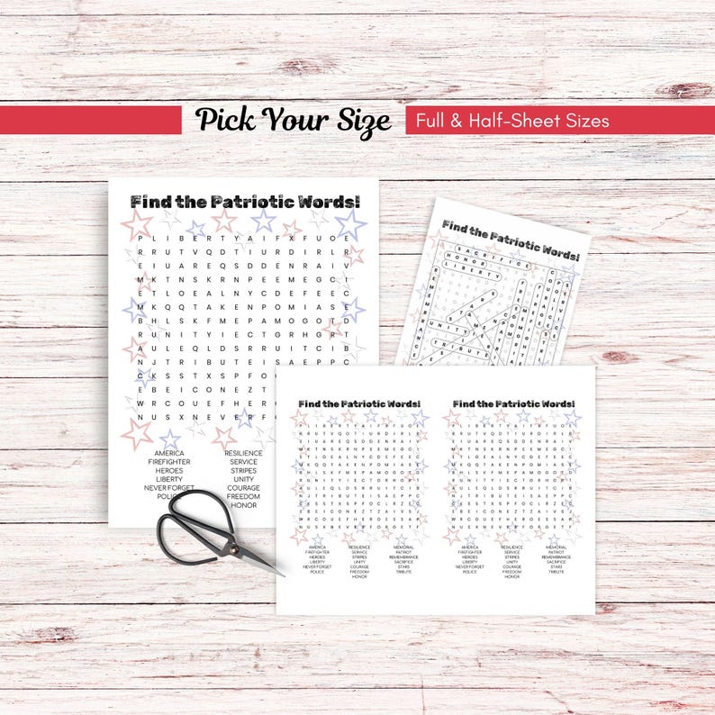 Constitution Day Word Search Printable, U.S. History Worksheet, Great ...