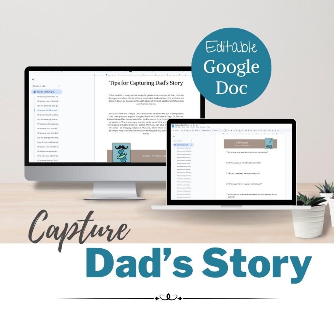 Celebrate Dad's Life Stories With This Easy-to-use Memoir Tool ...