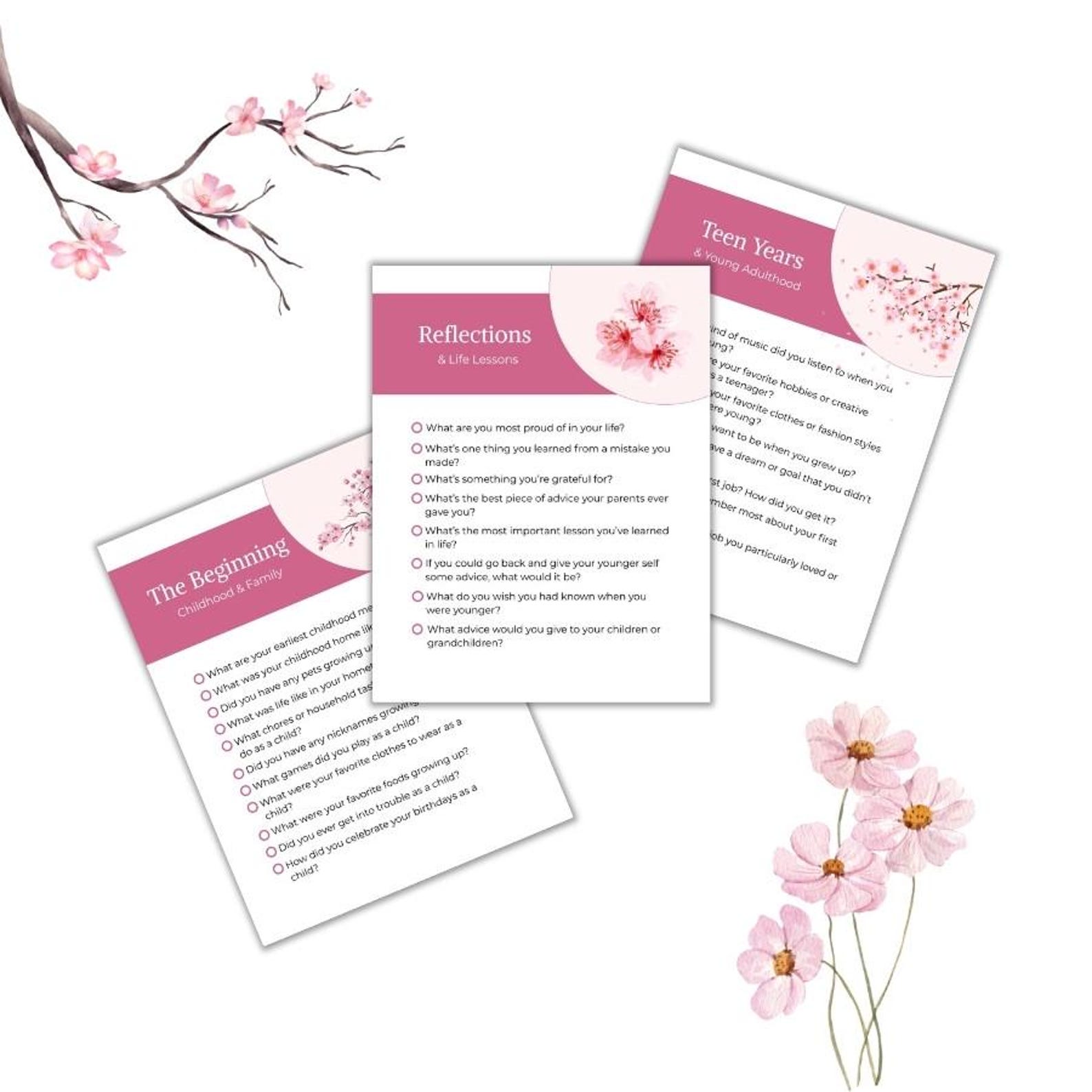 Celebrate Mom's Life Stories With This Easy-to-use Printable Memoir ...