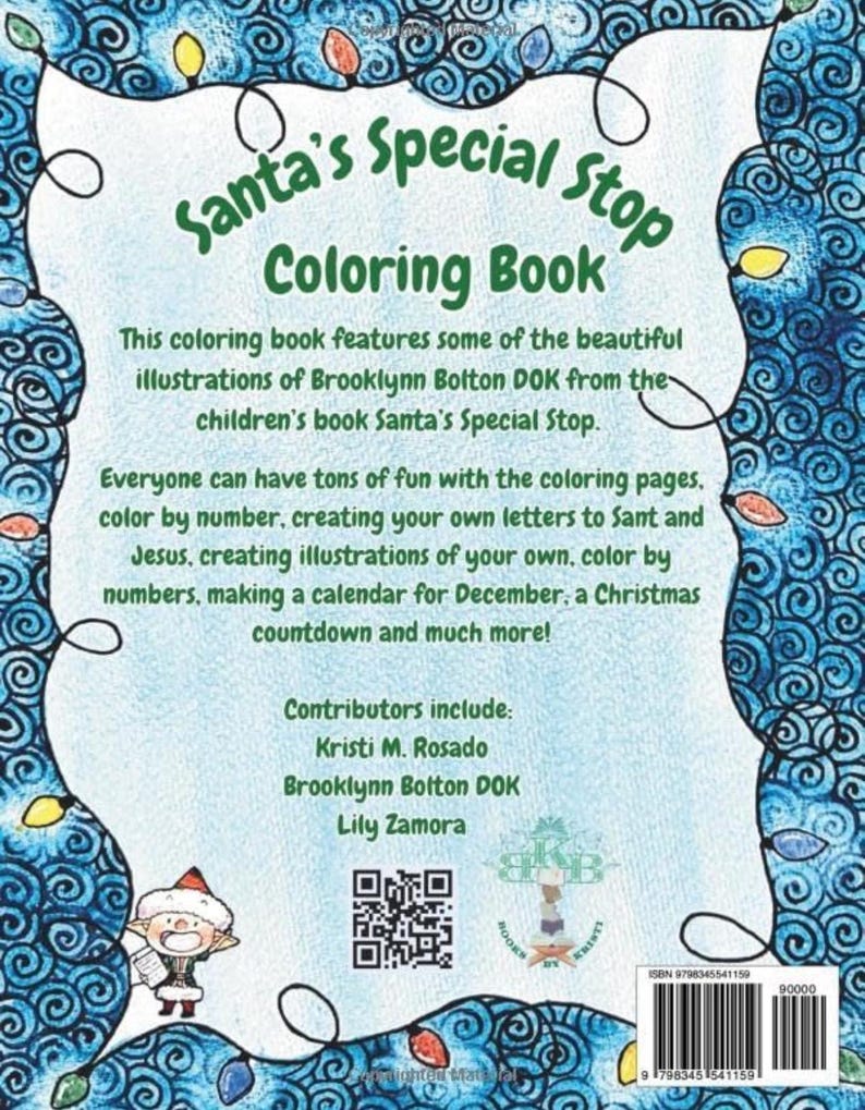 Santa’s Special Stop Coloring Book - Etsy