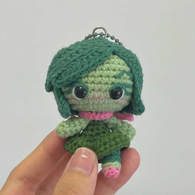 Amigurumi Disgust, Insideout Crochet Disgust, Disgust Pattern, Handmade ...