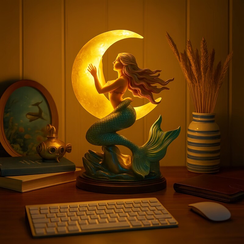 Mermaid Lamp - Etsy