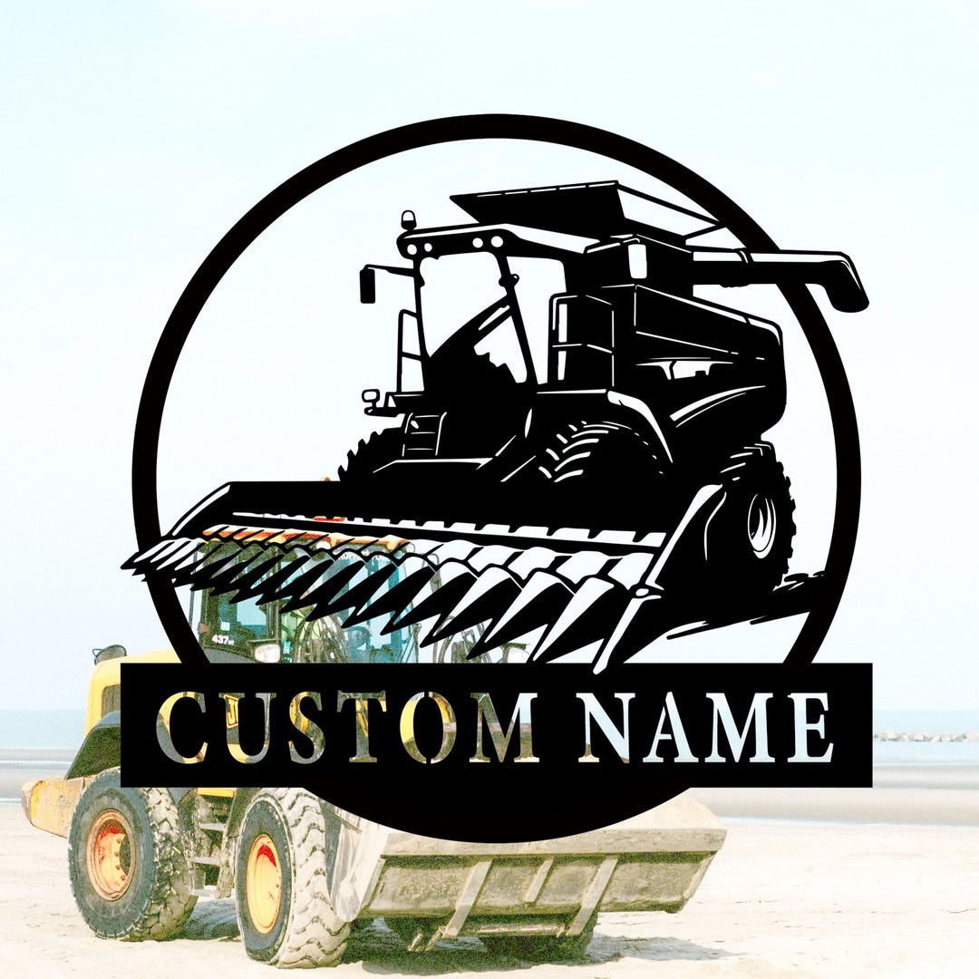Custom Bulldozer Driver Metal Art,personalized Bulldozer Metal Sign ...