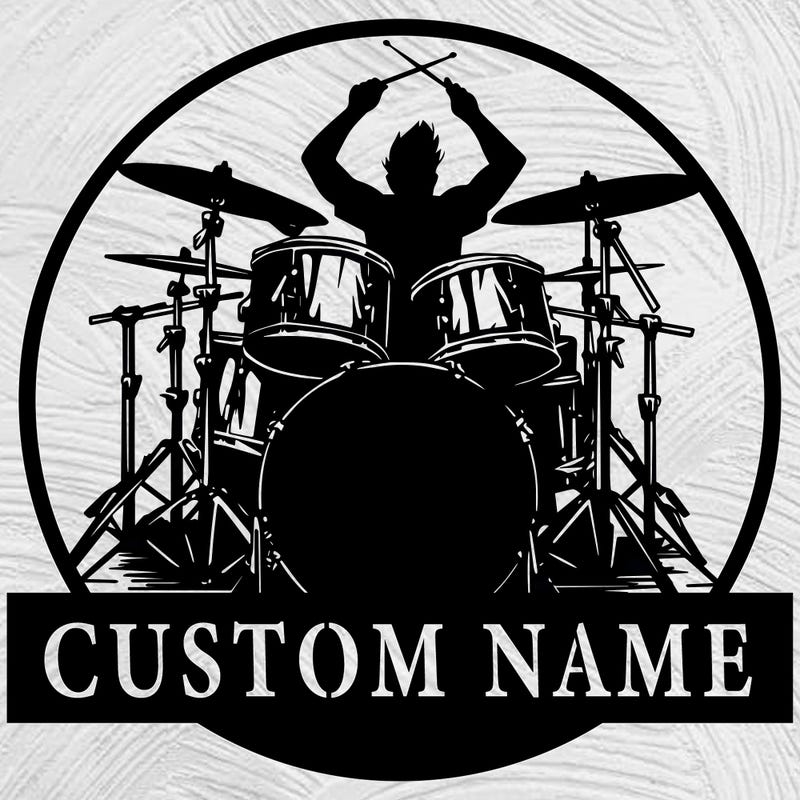Drummer Metal Signs - Etsy UK