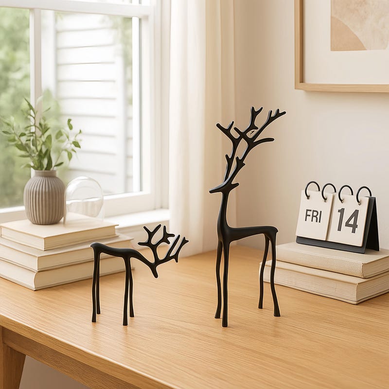 Lenox Laying Reindeer - Etsy Canada