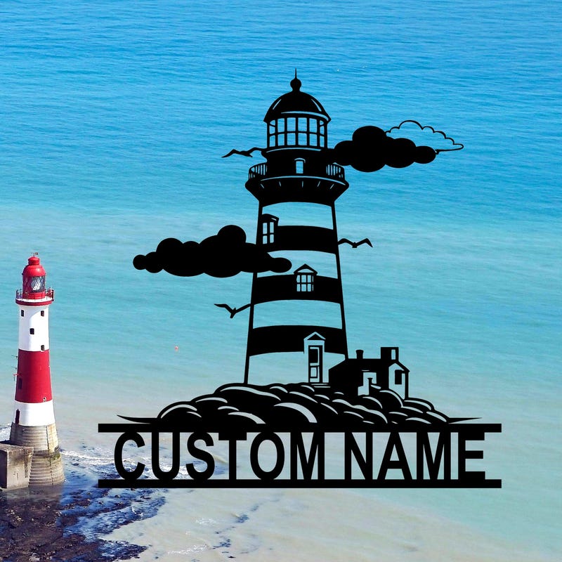 Metal Lighthouse - Etsy