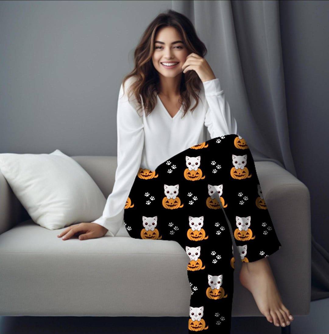 Cotton Pajama Pants for the Fall, Women Pajamas, Fall Pajamas, Fall ...