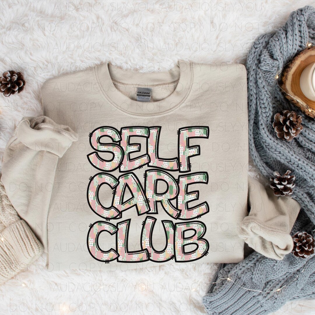 Self Care Club Designs Png, DTF, Sublimation - Etsy