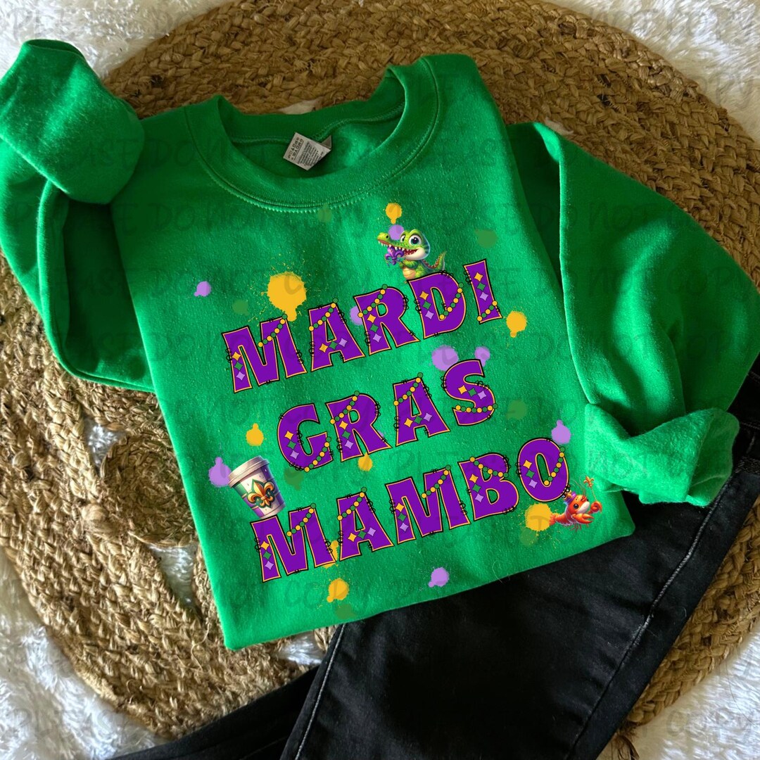 Mardi Gras Mambo PNG, DTF, Sublimation Design - Etsy