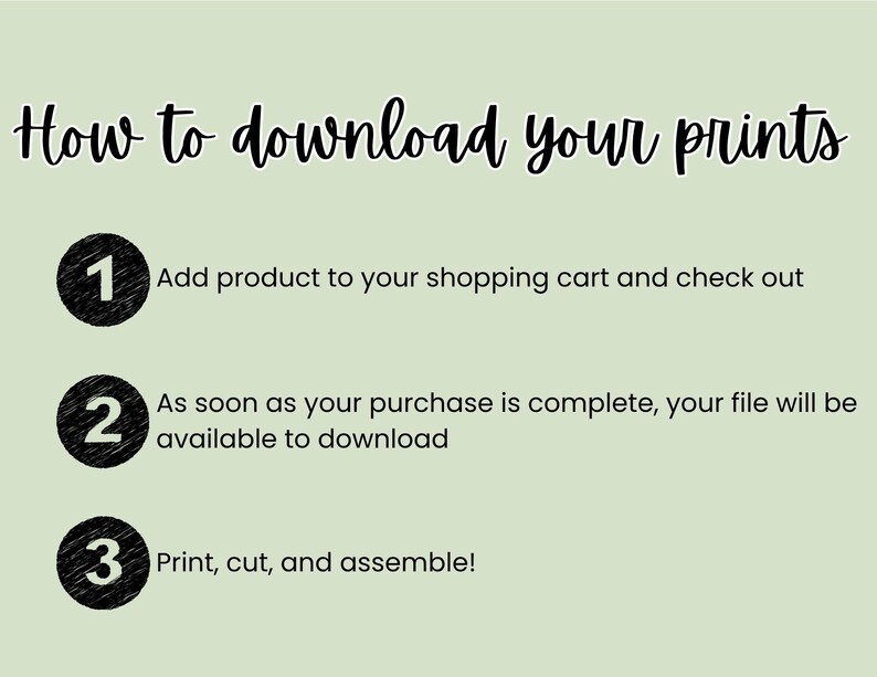 Printable Block Letter Template - Etsy