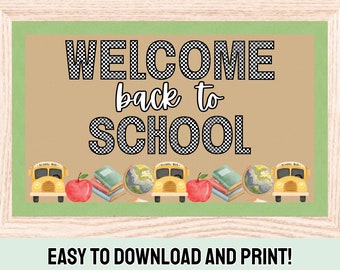 Back to School Bulletin Board Kit With a Student Back to School ...