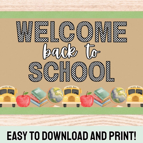 Back to School Bulletin Board - Etsy