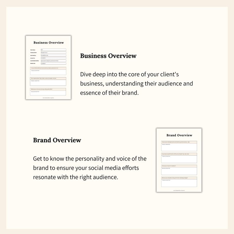 Social Media Onboarding Questionnaire, New Client Onboarding Kit ...