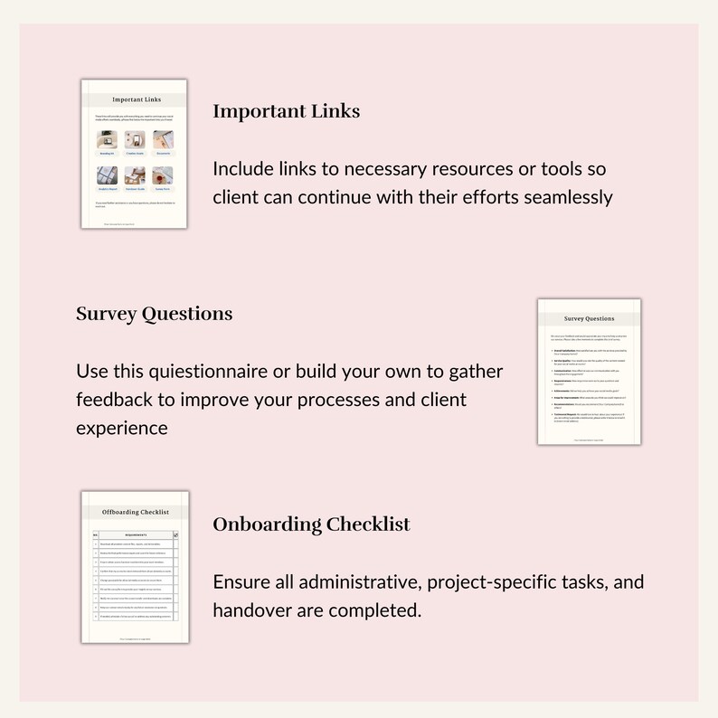 Client Offboarding Kit Template, Social Media Client Goodbye Packet ...