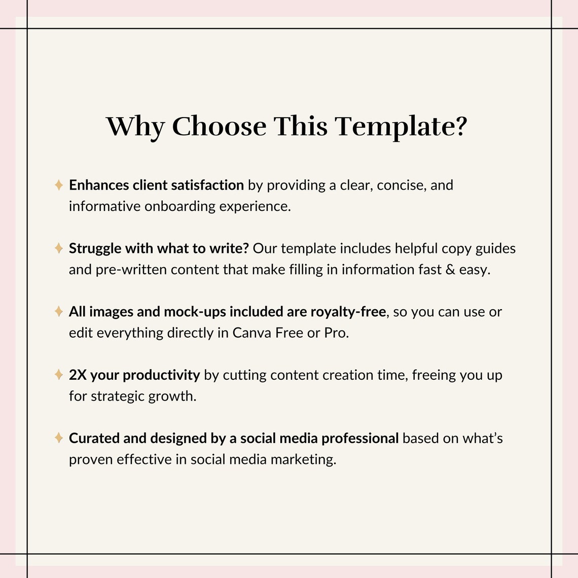 Social Media New Client Onboarding Kit Template, Client Welcome Pack ...