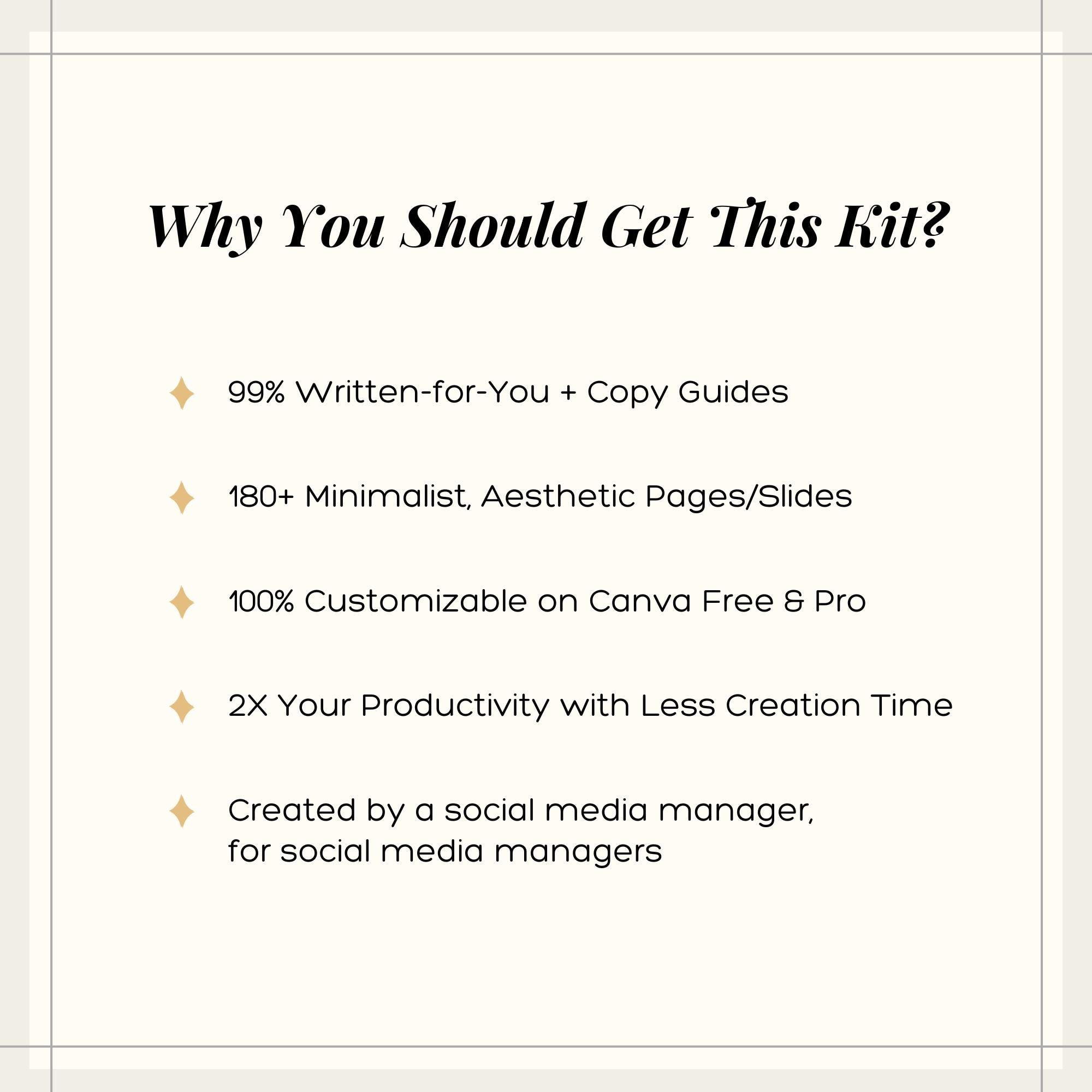 15in1 Social Media Manager Starter Kit, Social Media Manager Bundle ...