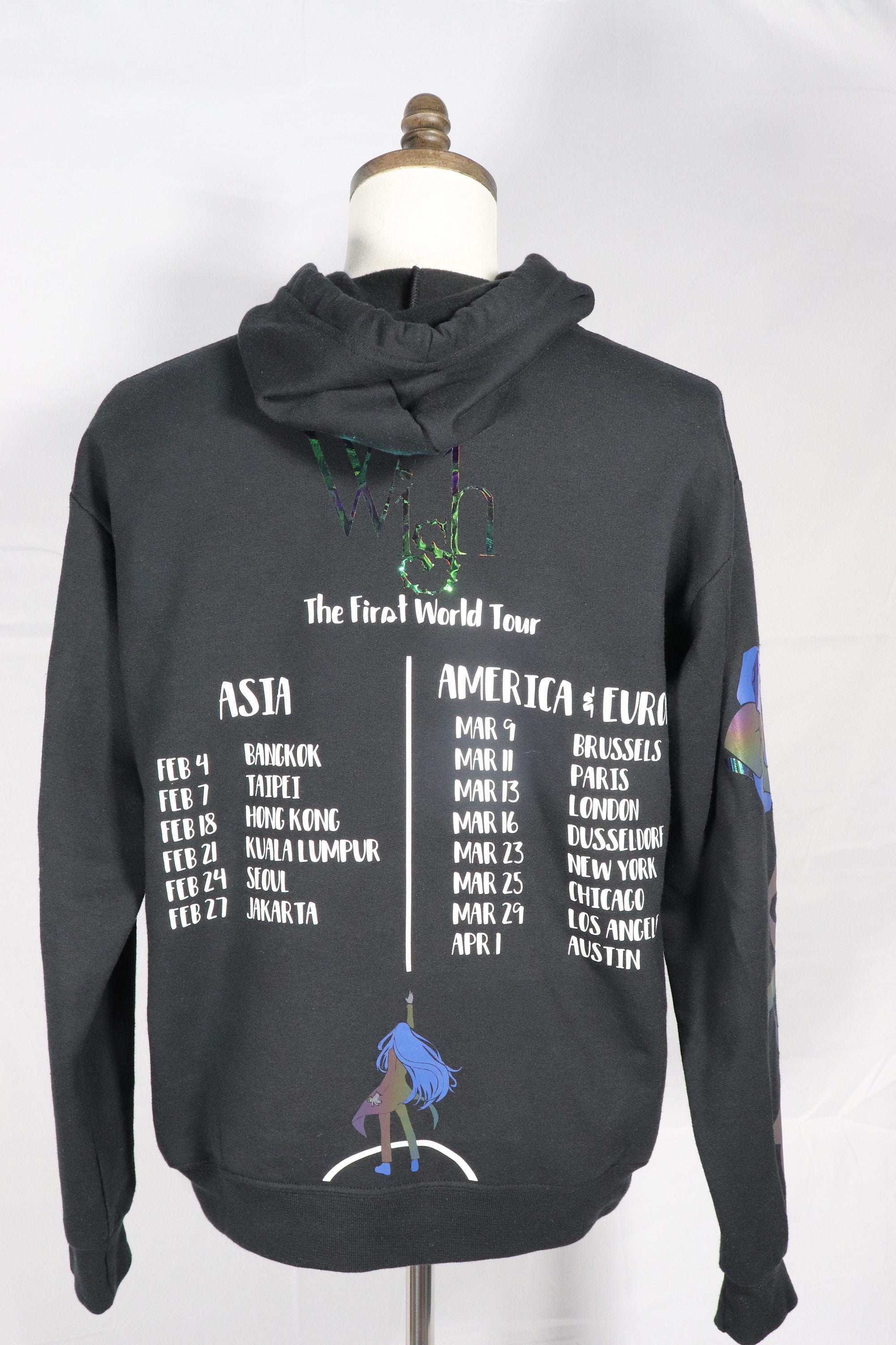 Ado Wish Tour Rose Hoodie PRODUCT TESTING Read Description - Etsy