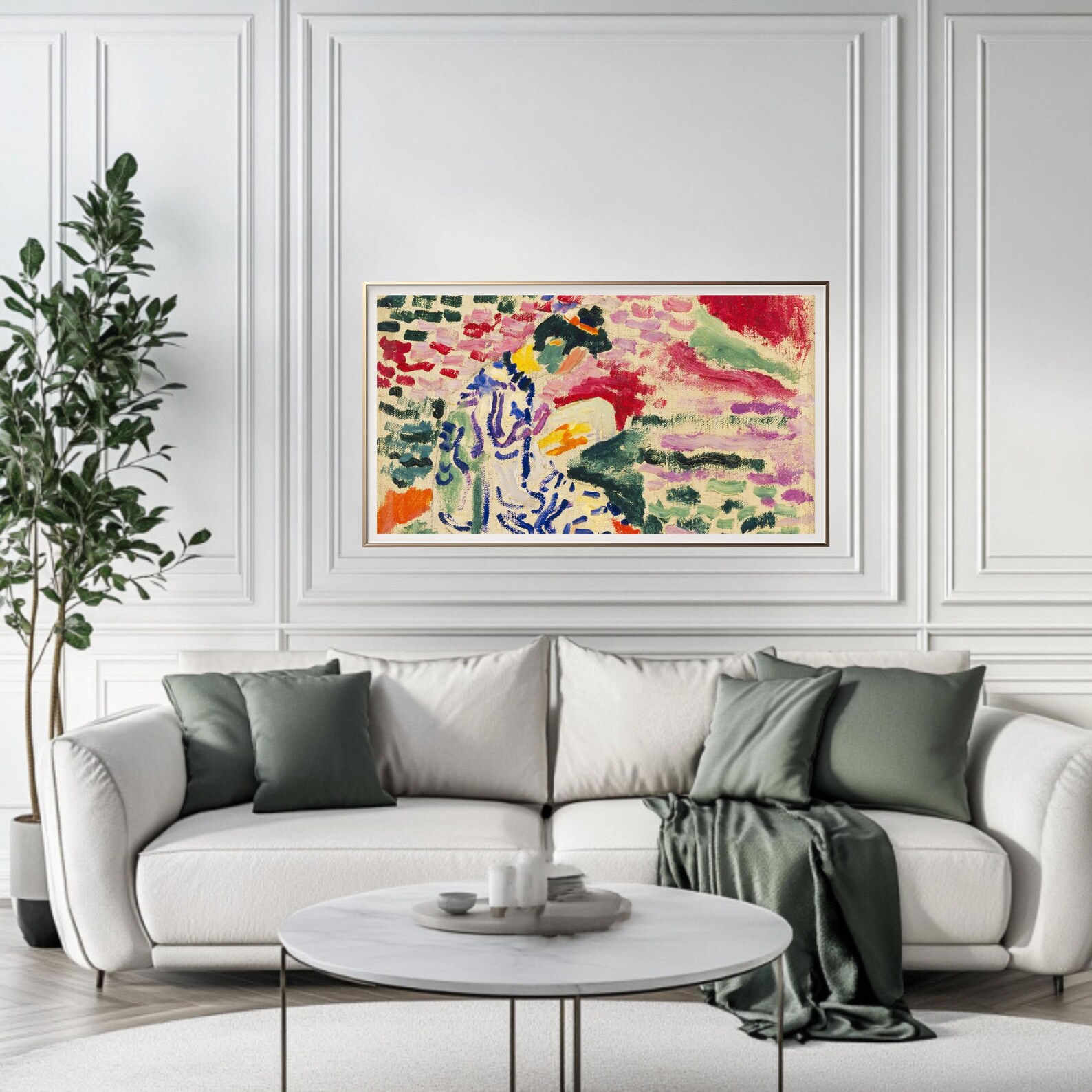 Henri Matisse TV Art, Frame TV Download Matisse Blue, Vintage TV Frame ...