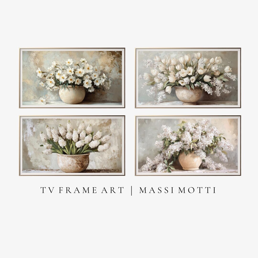 Vintage Bundle TV Art, Frame Art Frame Bundle, Farmhouse Painting Frame ...