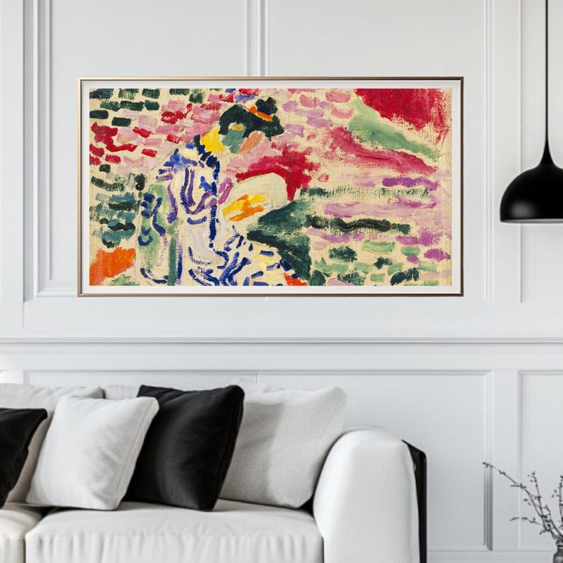 Henri Matisse TV Art, Frame TV Download Matisse Blue, Vintage TV Frame ...