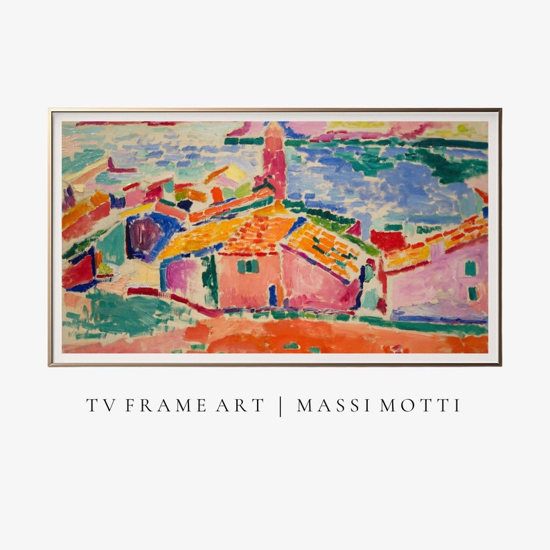 Henri Matisse TV Art, Frame TV Download Matisse Blue, Vintage TV Frame ...