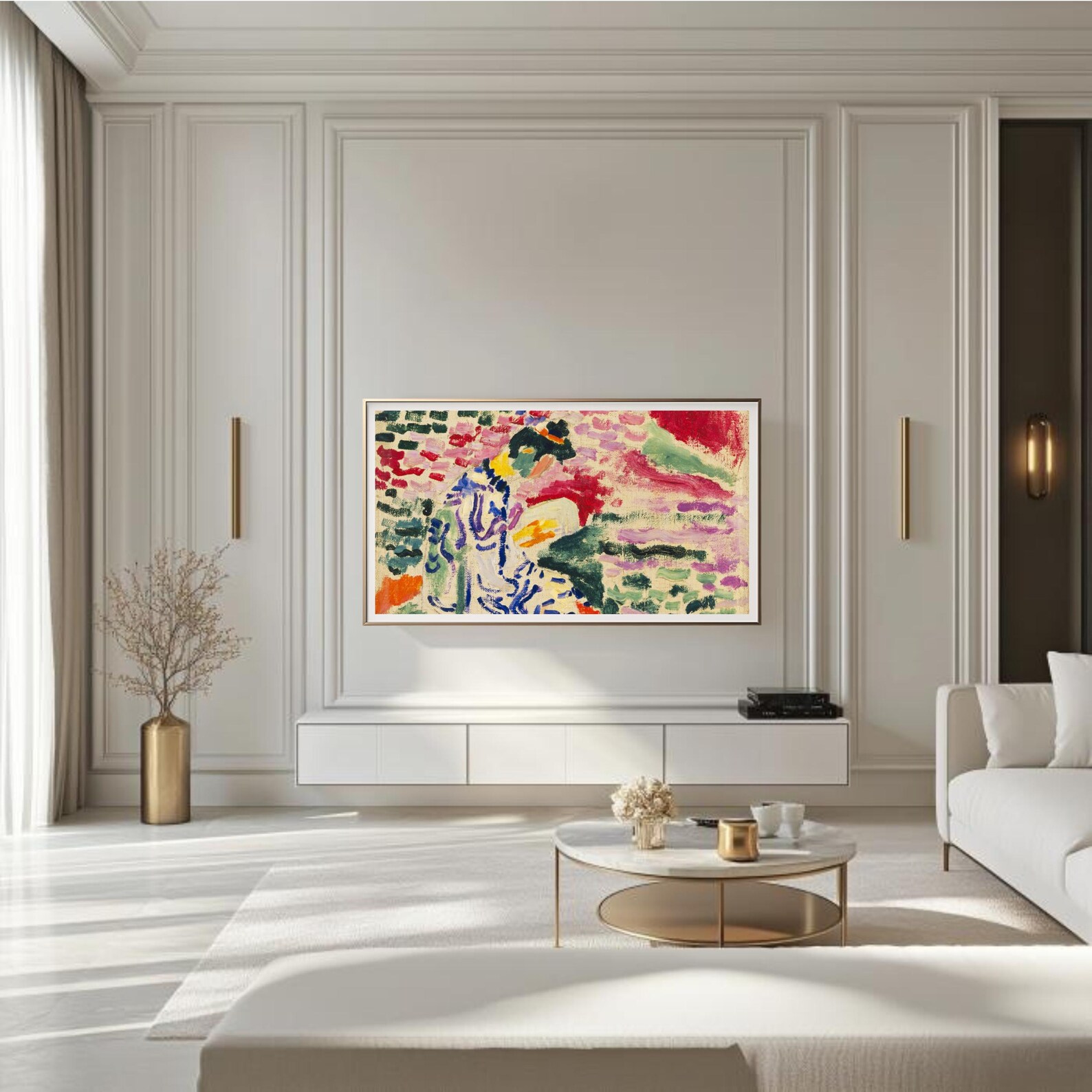 Henri Matisse TV Art, Frame TV Download Matisse Blue, Vintage TV Frame ...