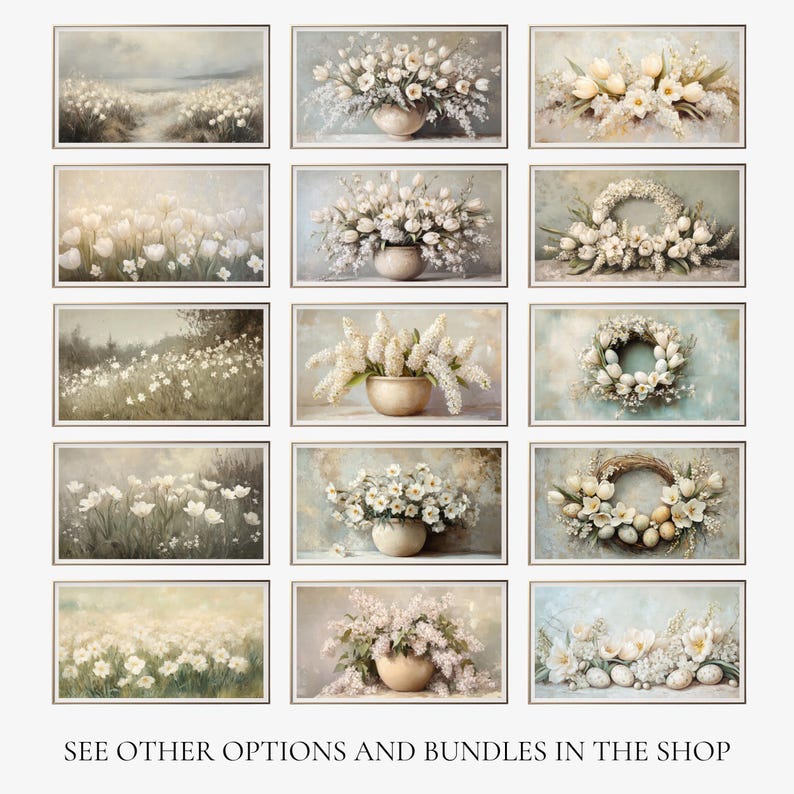 TV Frame With Realistic Hyacinth Flowers, Hyacinth TV Art Decor for ...