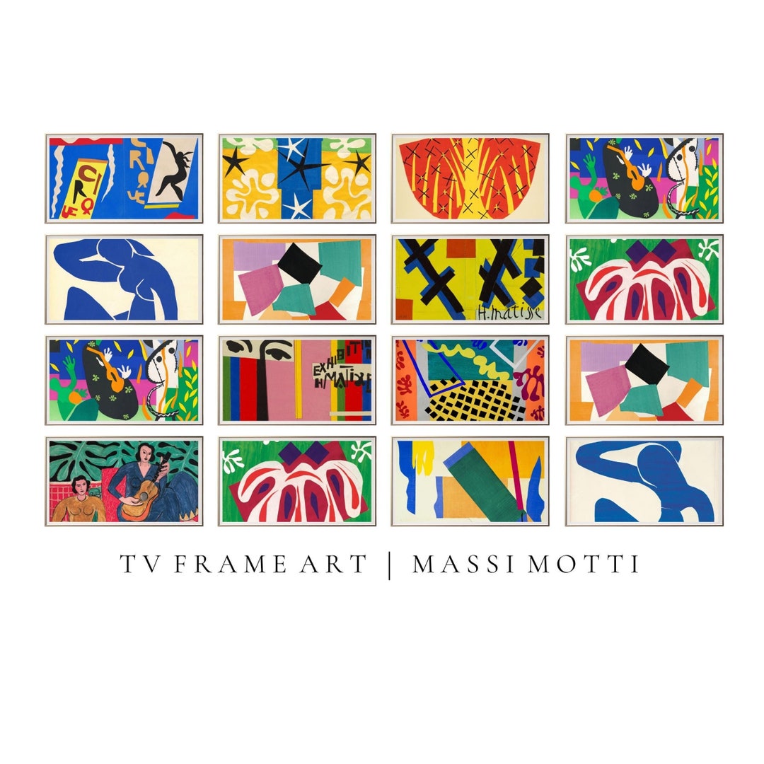15 Samsung TV Frame Art Henri Matisse, Famous TV Art Bundle, Maximalist ...