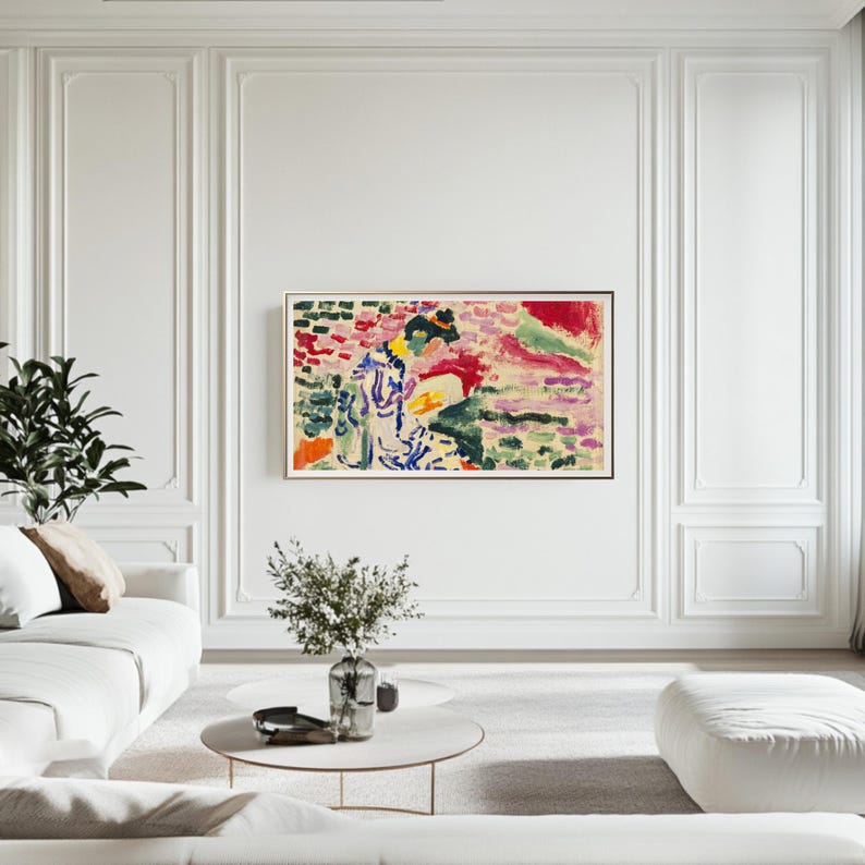 Henri Matisse TV Art, Frame TV Download Matisse Blue, Vintage TV Frame ...